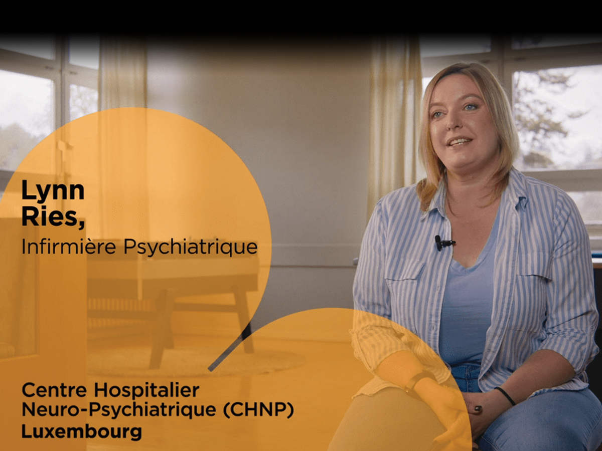 Lynn, infirmière psychiatrique - Healthcareers - Luxembourg